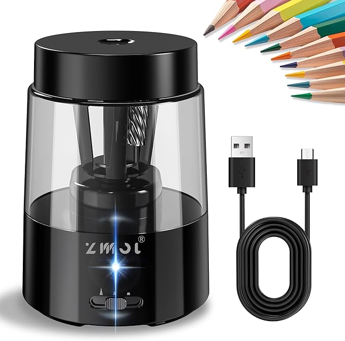 【Amazonセール】ZMOLの電動鉛筆削り器がセール価格に！ コンパクトな充電式 - MANGA Watch
